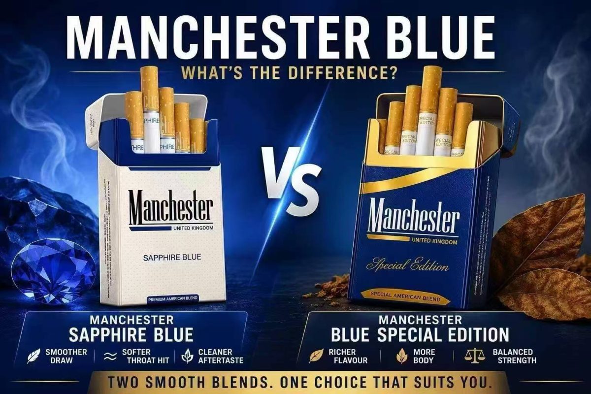 Manchester Blue Cigarettes: Sapphire Blue vs Blue Special Edition